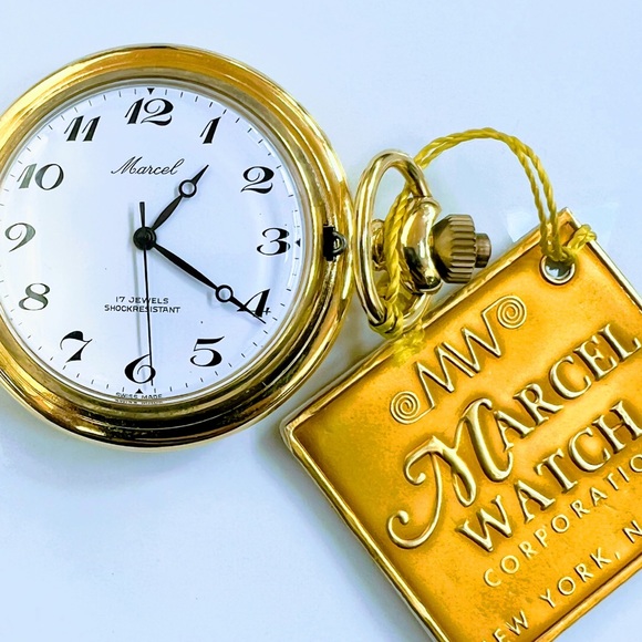 Vintage | Accessories | Rare Collectable Nwt Mw Marcel Pocket Watch By ...